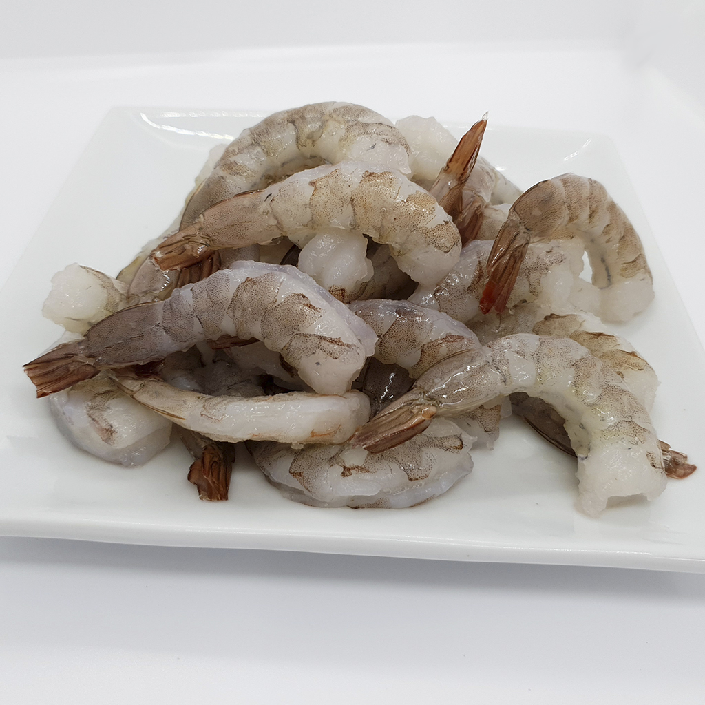 Camarón Crudo Mediano Pelado y Devenado con Cola 12 Onz. – Gambore ...